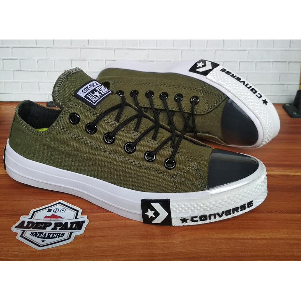 Jual SEPATU ALL STAR CONVERSE ARMY LIMITED EDITION | Shopee Indonesia