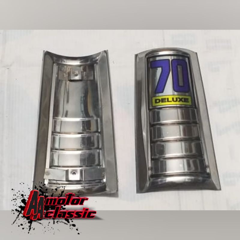 Jual emblem dada honda c70 logo panel dasi honda c70 plat high quality ...