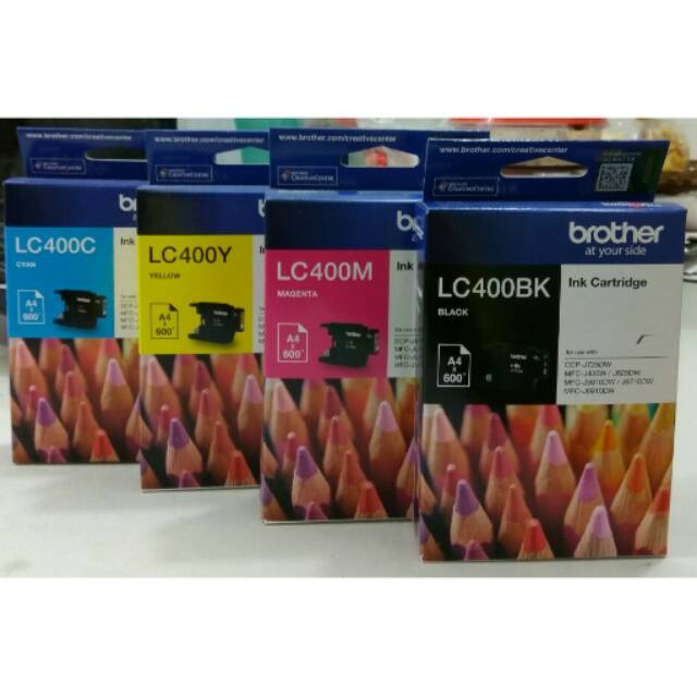 Jual Tinta Brother LC-400 Original MFC J5910DW J430DW | Shopee Indonesia