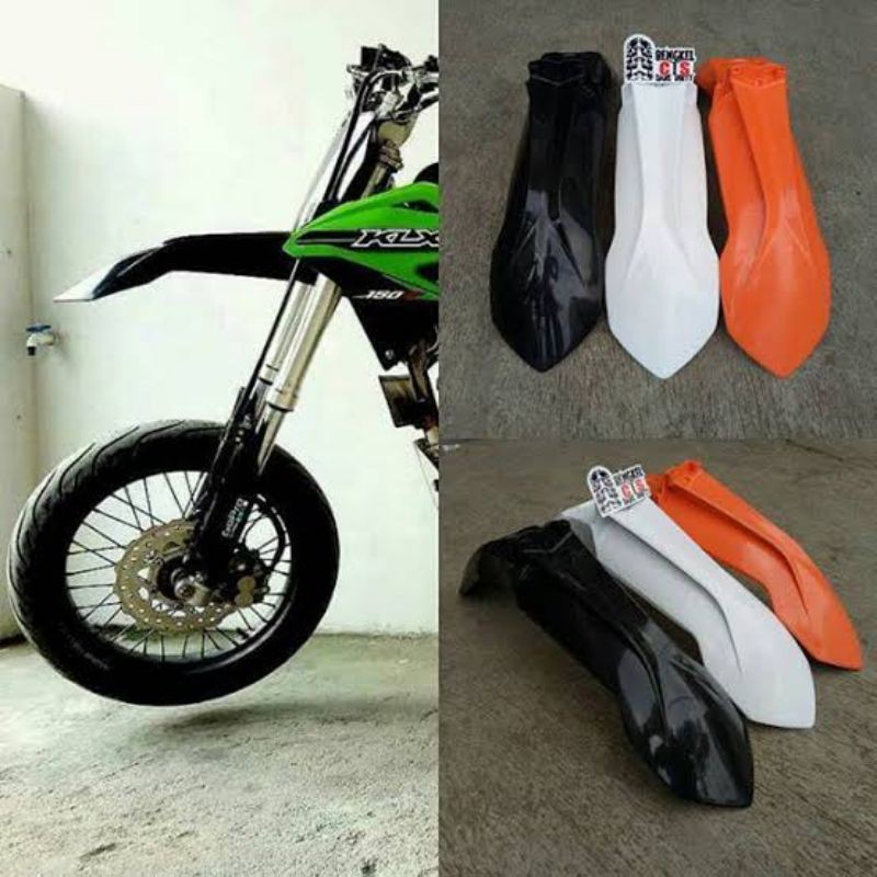 Jual spakbor depan trail model ktm pnp all klx 150 crf universal | Shopee Indonesia
