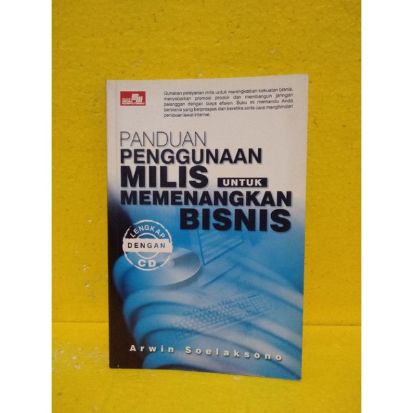 Jual Panduan Penggunaan Milis Untuk Memenangkan Bisnis By Arwin ...