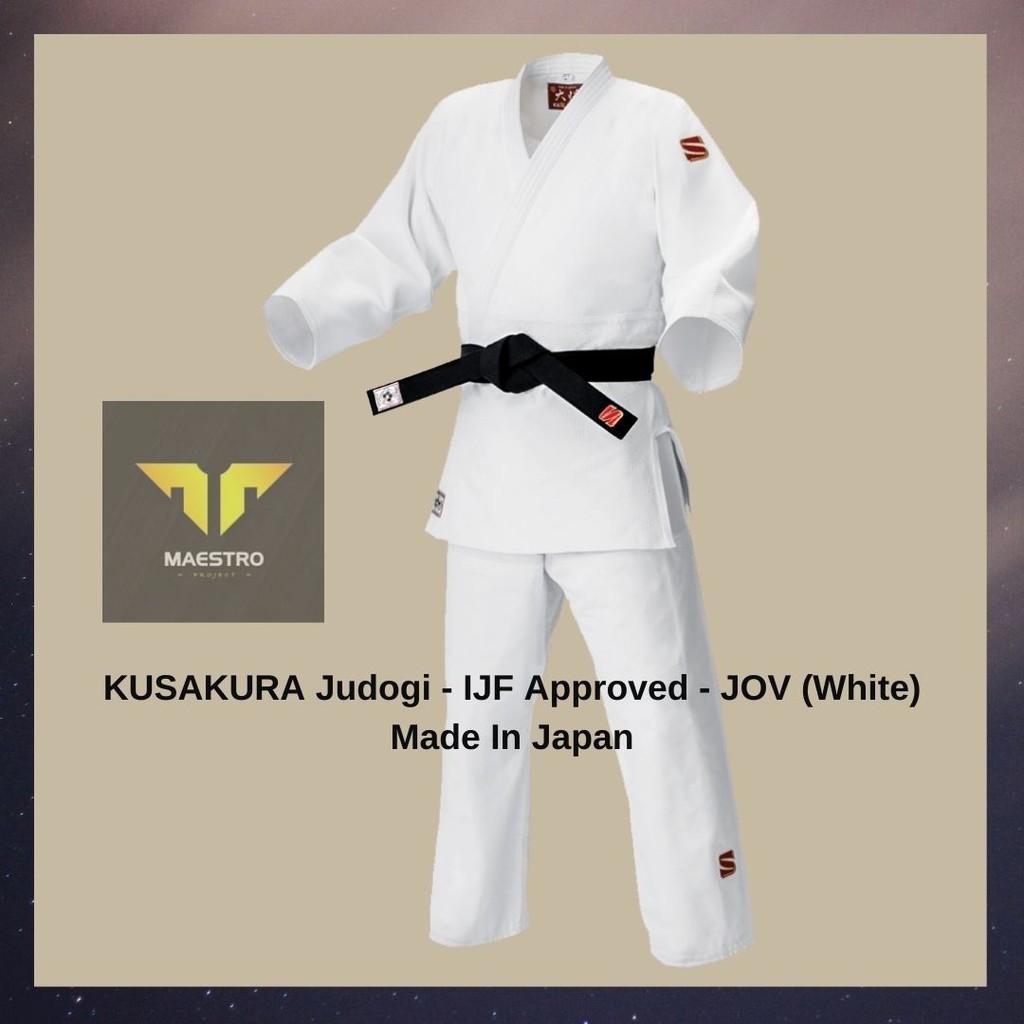 Jual KUSAKURA Judo Gi JOV (Seragam Judo) - WHITE / Putih - IJF Approved ...