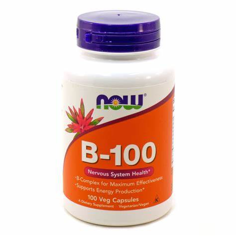 Jual NOW Vit B - 100 , 100 VegCapsules ( ORIGINAL 100 % ) | Shopee ...