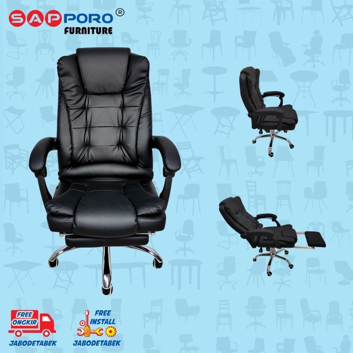 Jual Kursi Kantor / Kursi Boss Sapporo Leeds | Shopee Indonesia