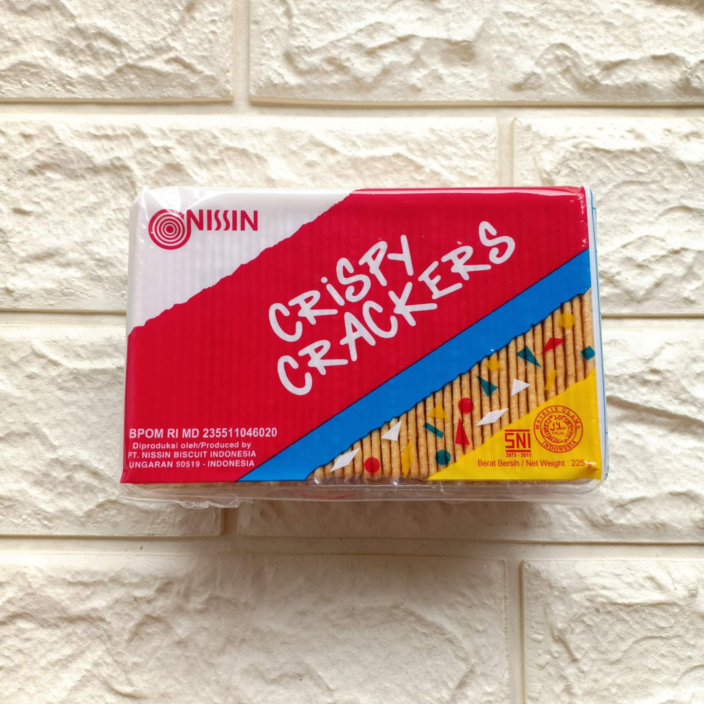 Jual Nissin Crispy Crackers 225gr Biskuit Biscuit Krispy Krispi Cracker ...