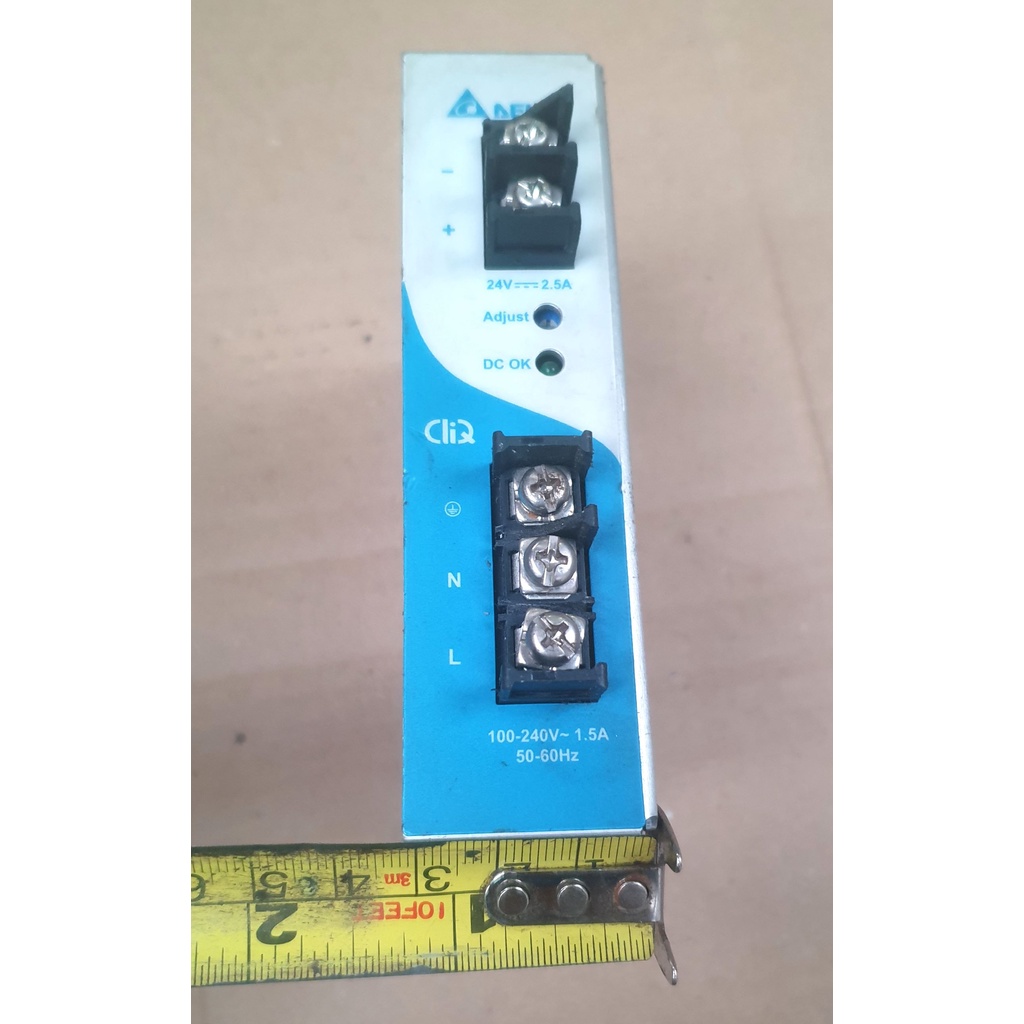 Jual DC power supply din rail DELTA 24VDC 2,5A | Shopee Indonesia