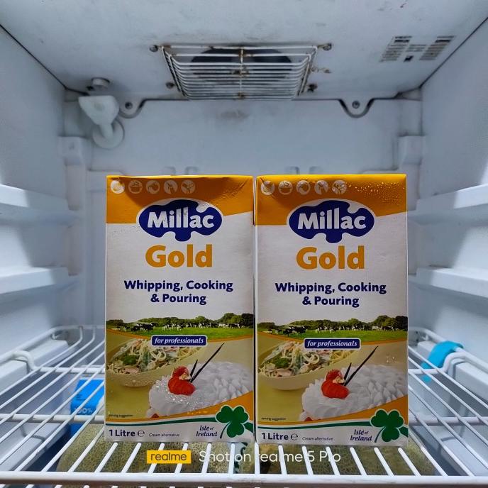 Jual Millac Gold Cooking Cream 1 Liter / Millac Gold Whipping Cream 1 ...
