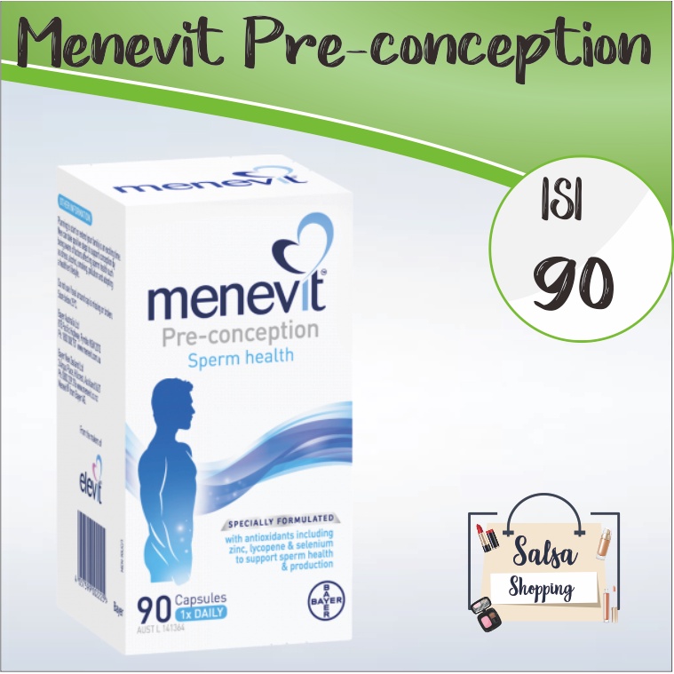 Jual Menevit 90 Capsules - Vitamin Kesuburan buat PRIA | Shopee Indonesia