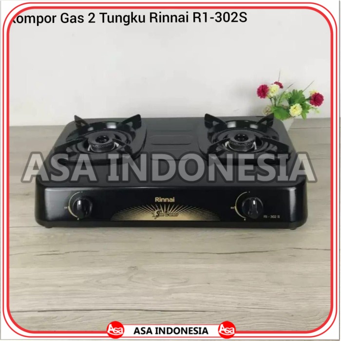 Jual Kompor Gas 2 Tungku Rinnai RI-302S - ASA Indonesia | Shopee Indonesia