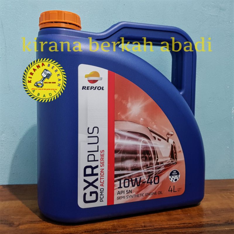 Jual REPSOL GXR PLUS 10W40 API SN KEMASAN 4 LITER | Shopee Indonesia
