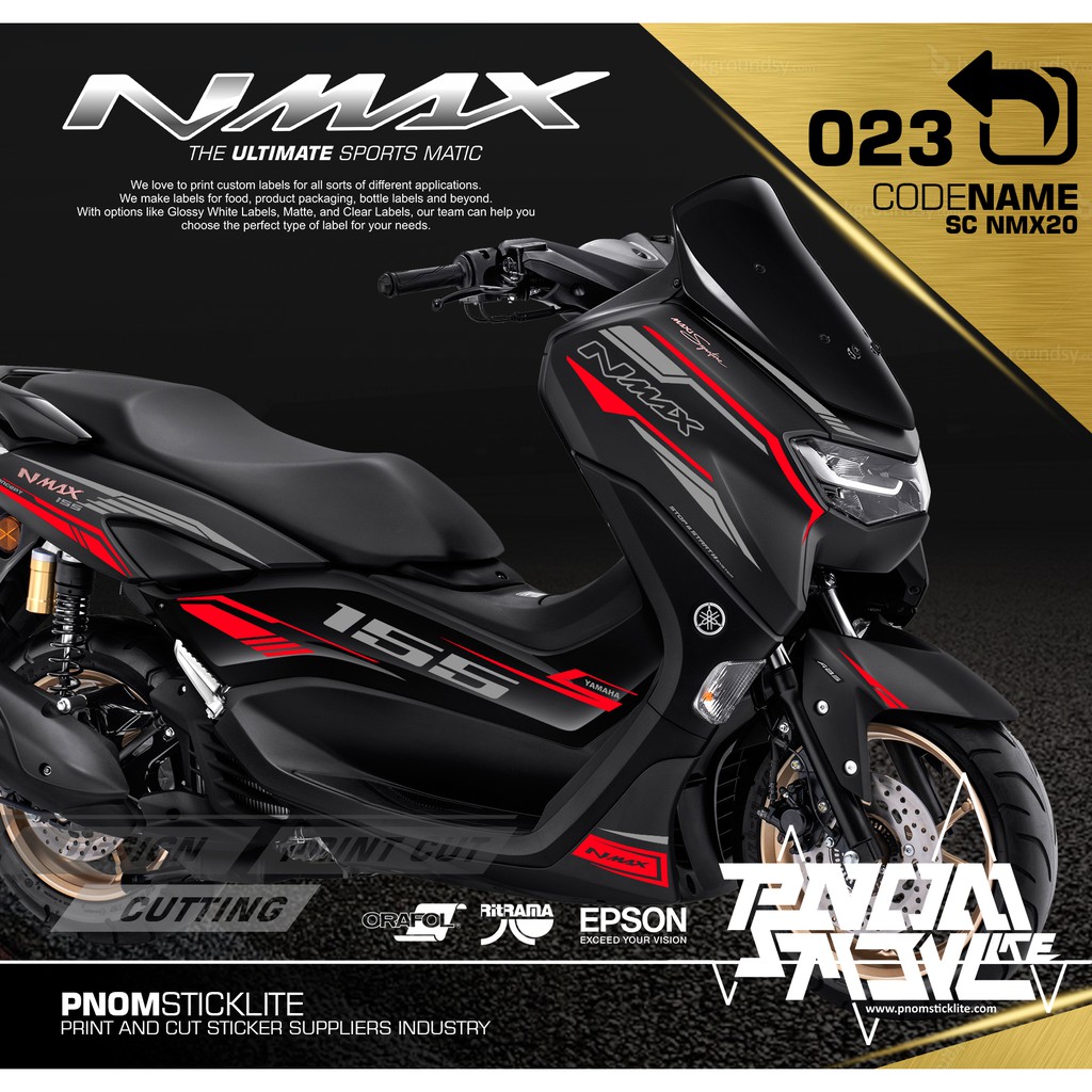 Jual Cutting Stiker Striping Nmax 2020 2021 2022 SC NMX20 P023 - 10259 ...