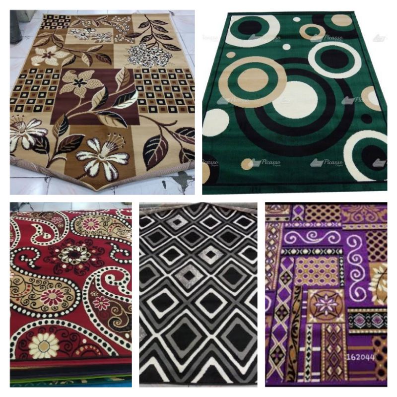 Jual karpet moderno jumbo minimalis, batik, bunga 210x310 | Shopee ...