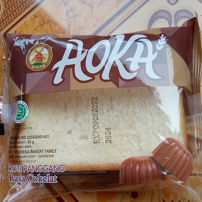 Jual Aoka Roti Panggang Lembut Viral 65g Varian Rasa Cokelat Stroberi