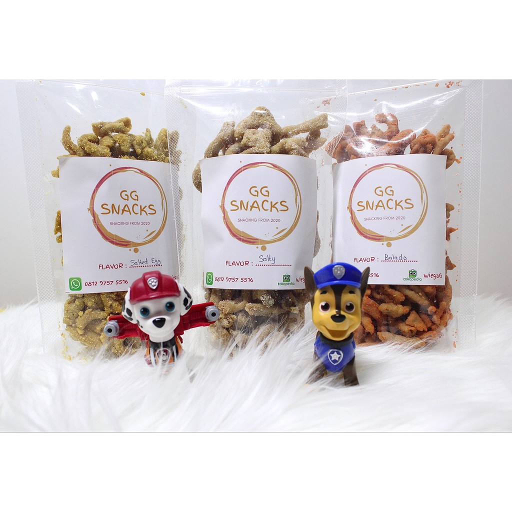 Jual Snack Usus Goreng 3 Varian Rasa 150 Gram | Shopee Indonesia