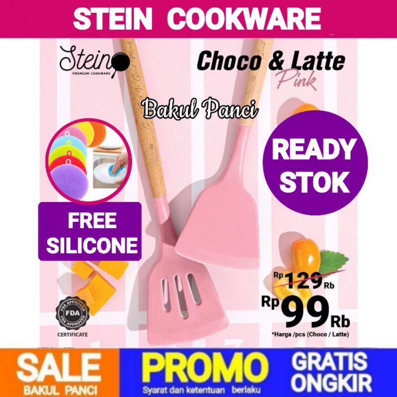 Jual STEIN SPATULA SILICONE - STEINCOOKWARE SLOTTED TURNER SILICON ...