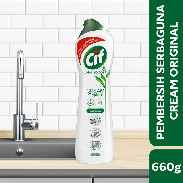 Jual CIF CREAM PEMBERSIH SERBAGUNA ORIGINAL BOTOL 660G | Shopee Indonesia