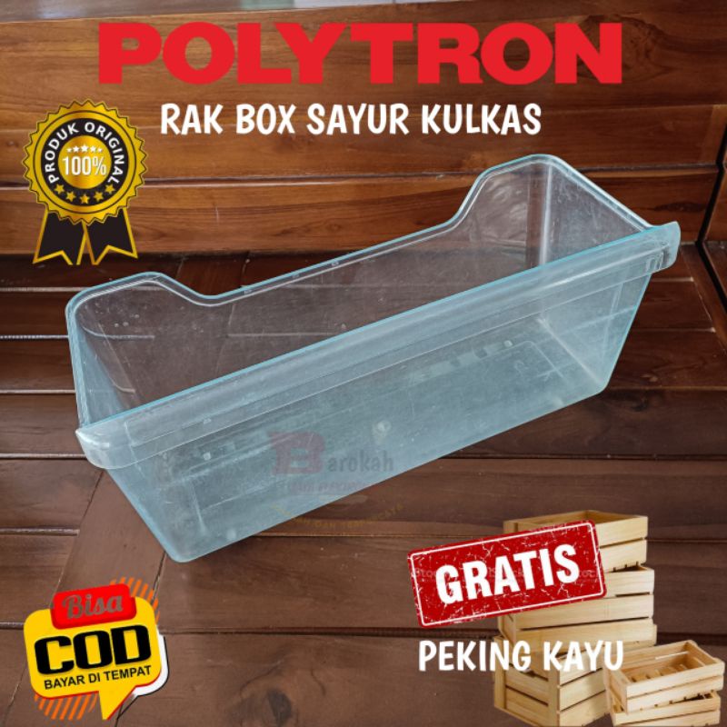 Jual RAK BOX SAYUR DAN BUAH KULKAS POLYTRON ORIGINAL | Shopee Indonesia