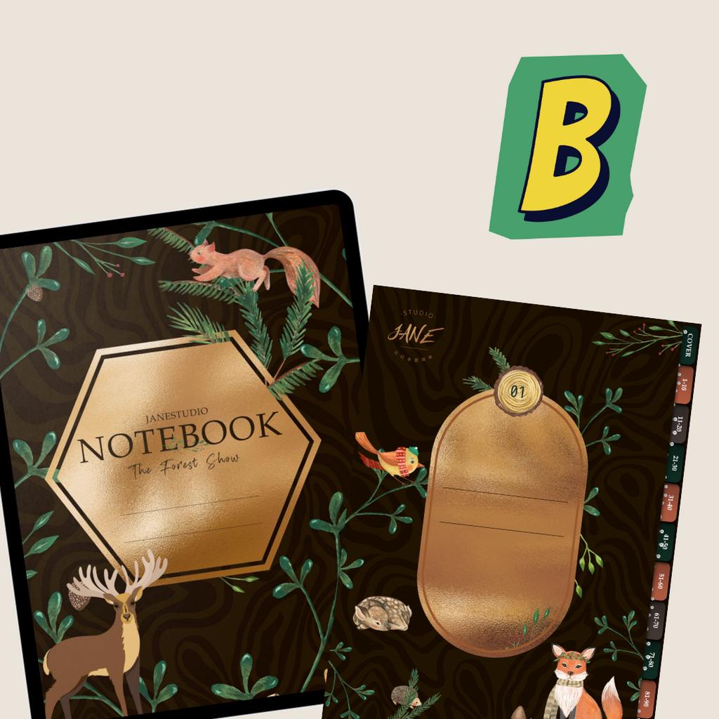 Jual Digital Notebook Aesthetic --- Forest Digital Notebook x Jane ...