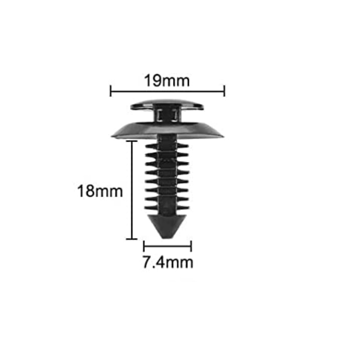 Jual Baut Rivet Mobil Klip Clip Kancing Trim Panel Pintu Retainer D161 ...