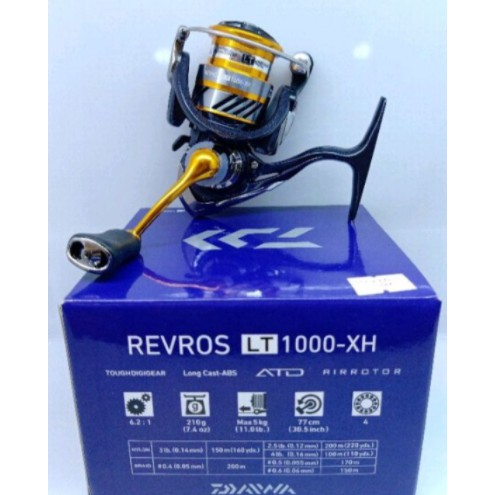 Jual Reel DAIWA REVROS RR LT / LT HG LT / TG LT / 1000 2000 2500 3000 BARU DAN ASLI | Shopee ...
