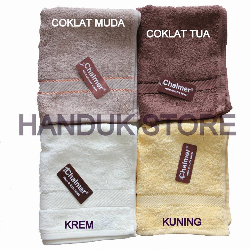 Jual Chalmer Handuk Polos Sport uk. 34x80 Handuk Salon Tebal | Shopee ...