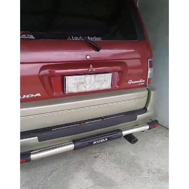 Jual BUMPER/TANDUK BELAKANG STAINLES BULAT MITSUBISHI KUDA LAMA / KUDA ...