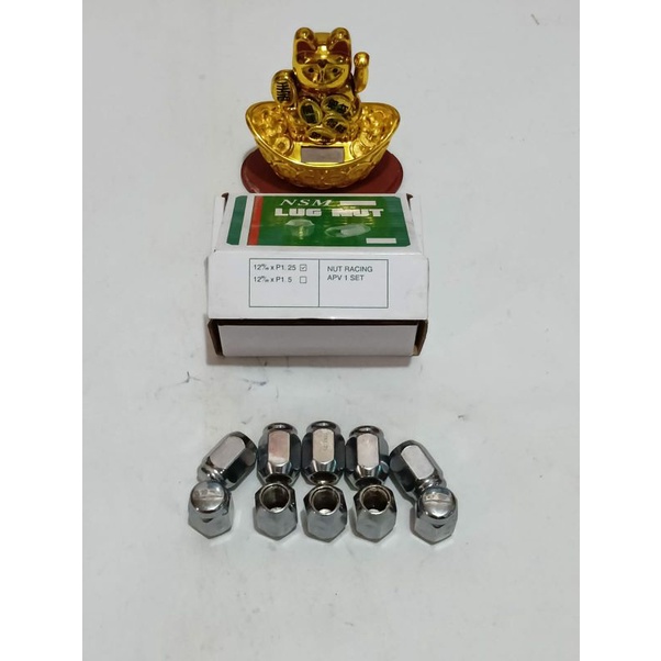 Jual NUT RACING MUR BAUT RODA APV/ERTIGA 12x1.25MM HARGA PER 1PCS ...