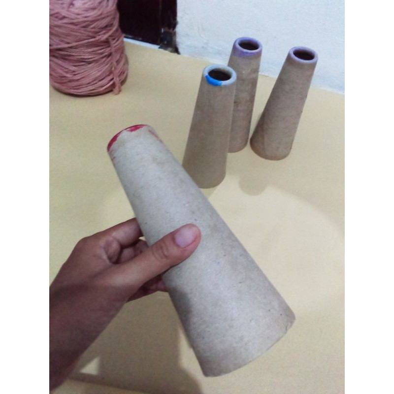 Jual Paper cones / Cone bekas benang tali macrame | Shopee Indonesia