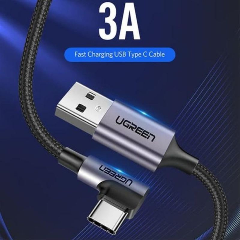Jual Ugreen US284 L Shape Type C Cable 3A 1m | Shopee Indonesia
