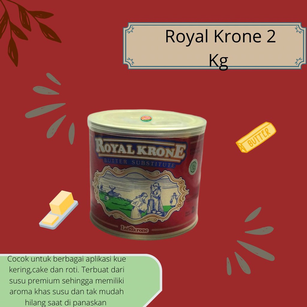 Jual Royal Krone 2 kg (Butter subtitute) | Shopee Indonesia