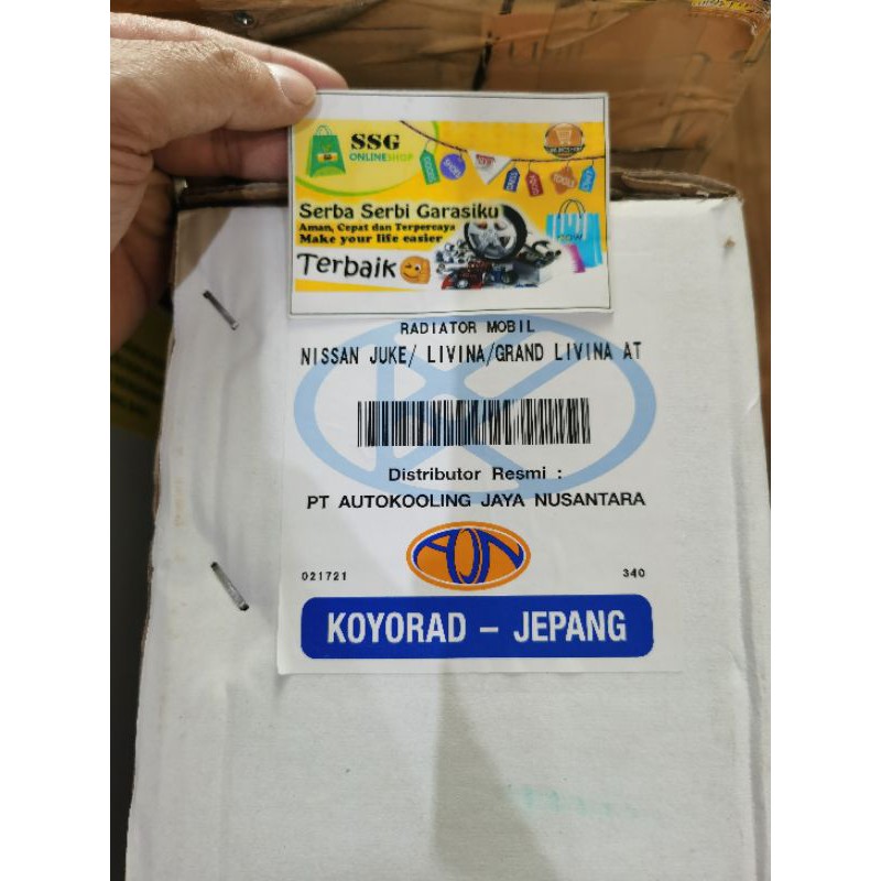 Jual Radiator nisaan Livina Grand Juke Matic Koyorad | Shopee Indonesia