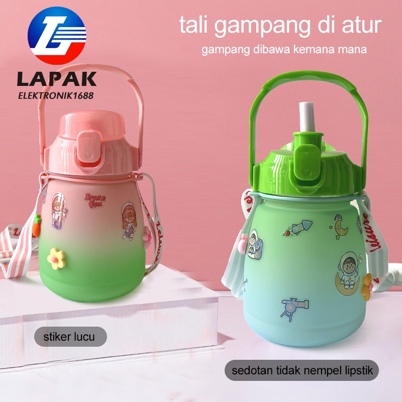 Jual Botol Minum Viral 1 liter botol sultan Botol kekinian real pict ...