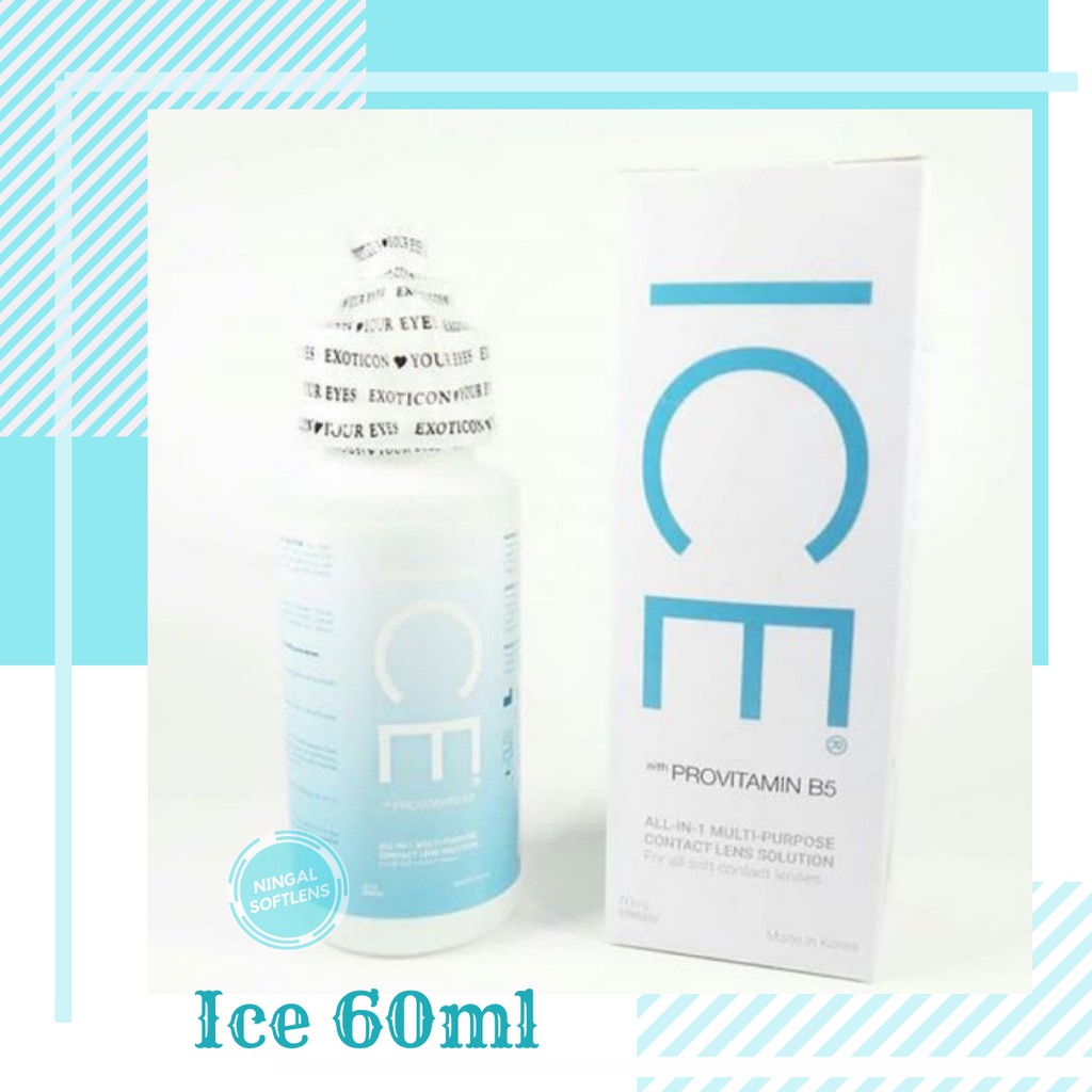 Jual Cairan Softlens Solution Ice 60ml Air Softlen Ice 60 ml Air Cuci ...