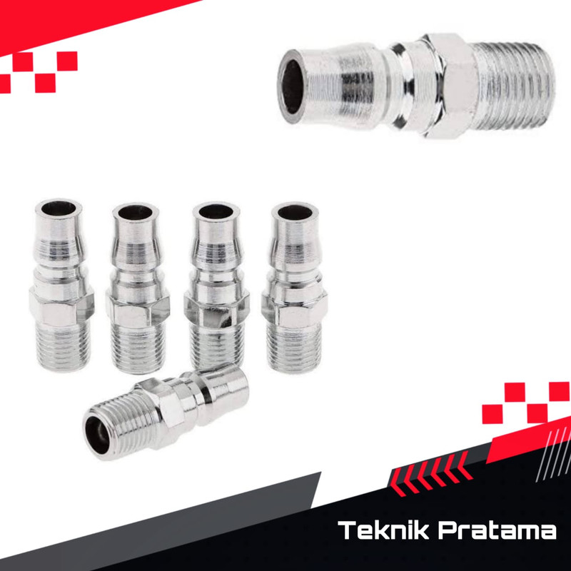 Jual QUICK COUPLER Type PM20 Connector Coupler COWO + Drat Male 1/4 ...