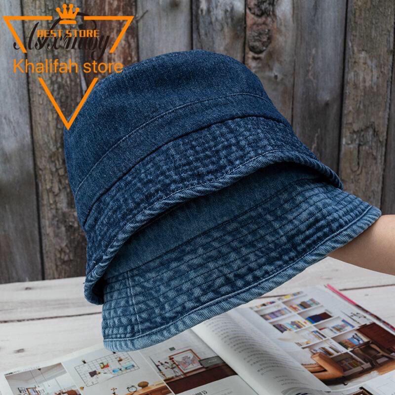 Jual TERBARU Bucket Hat Jeans Wash Unisex | Topi Bucket Spring Baru ...