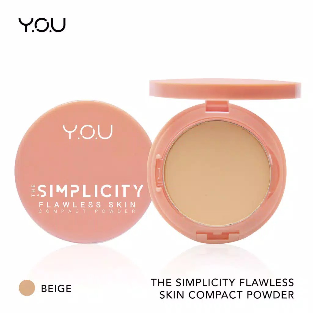 Jual YOU Simplicity Flawless Skin Compact Powder | Shopee Indonesia