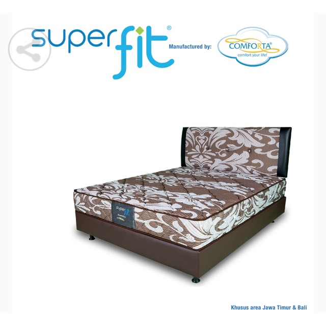 Jual Bedset Superfit Classic Xtra (Divan Kain + HB Anna) | Shopee Indonesia