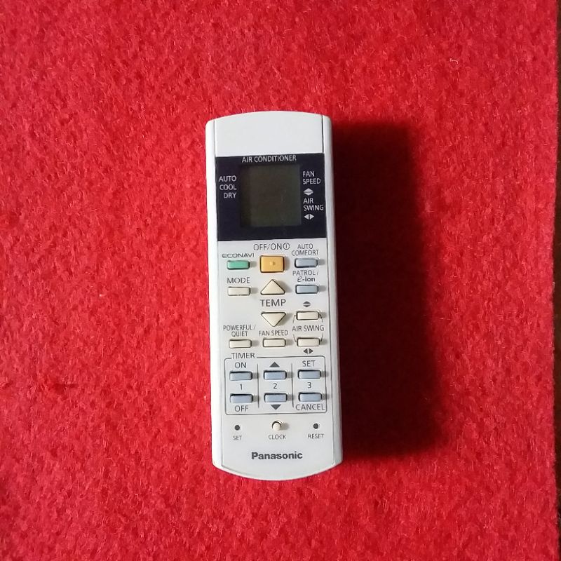 Jual REMOTE AC PANASONIC A75C3706 ORIGINAL | Shopee Indonesia