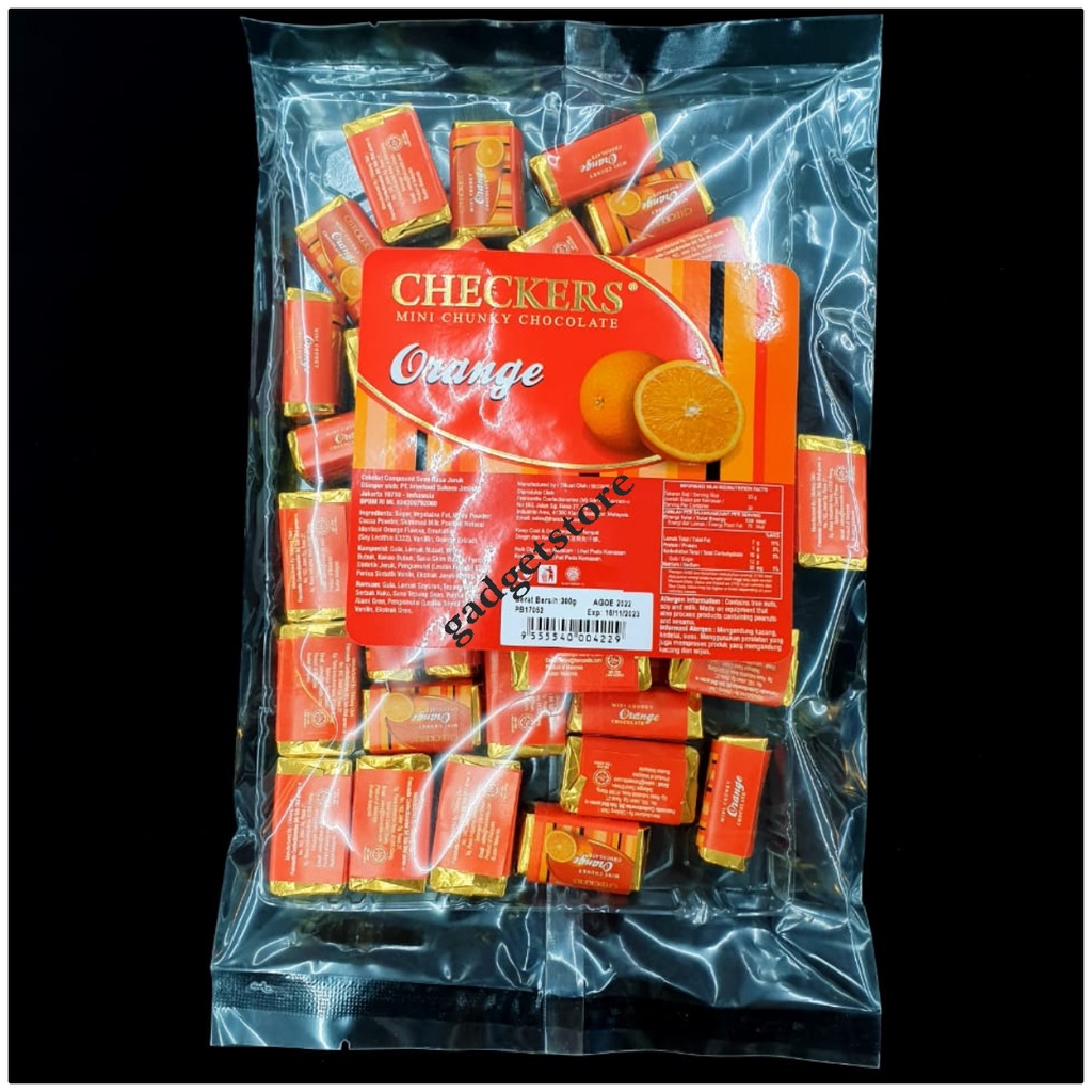 Jual Coklat Checkers Mini Chunky 300 gram | Shopee Indonesia