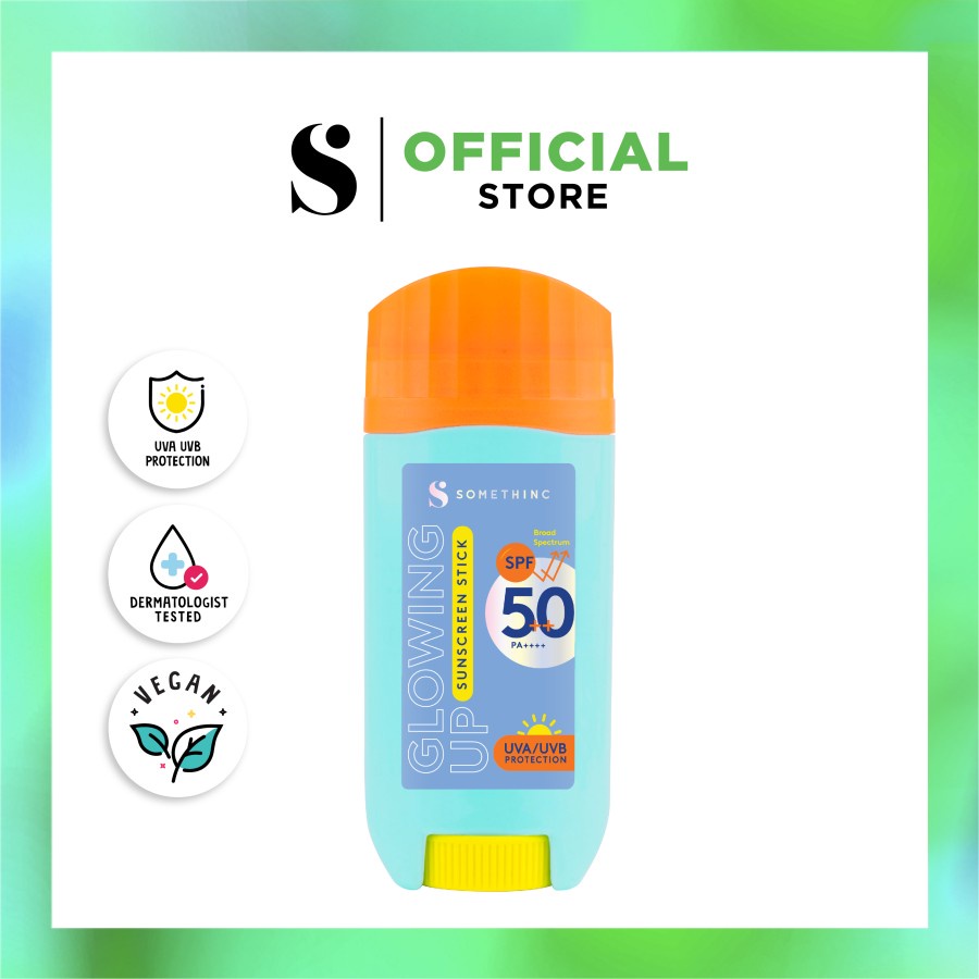 Jual SOMETHINC Glowing Up Sunscreen Stick SPF 50+ PA ++++ | Shopee Indonesia