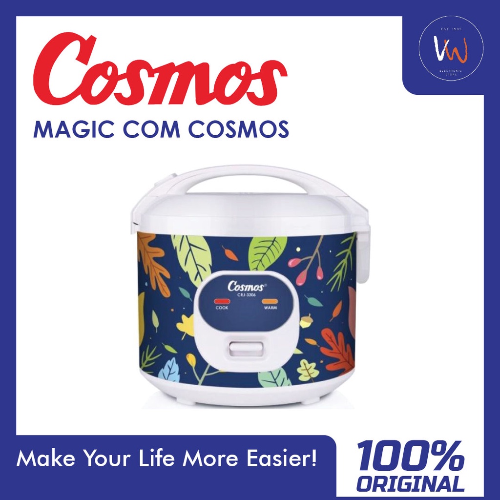 Jual Magic Com Cosmos CRJ-3306 Penanak Penghangat Nasi Elektronik 1.8 ...