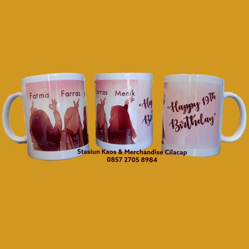 Jual Mug custom / Gelas custom / Gelas Keramik Custom | Shopee Indonesia