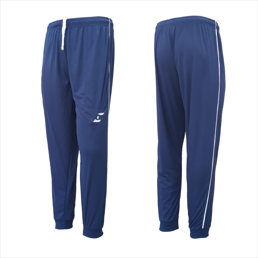 Jual Celana Training Jogger CT 275 Biru Navy Lis Putih Slimfit Track ...