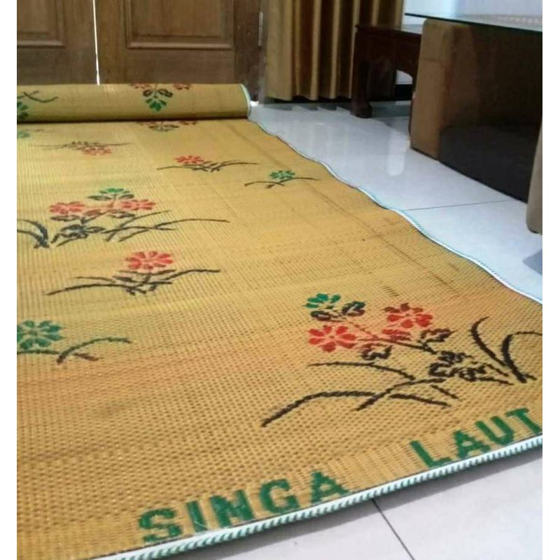 Jual Tikar lipat singa laut 2x3 meter jumbo anyaman super tebal ...