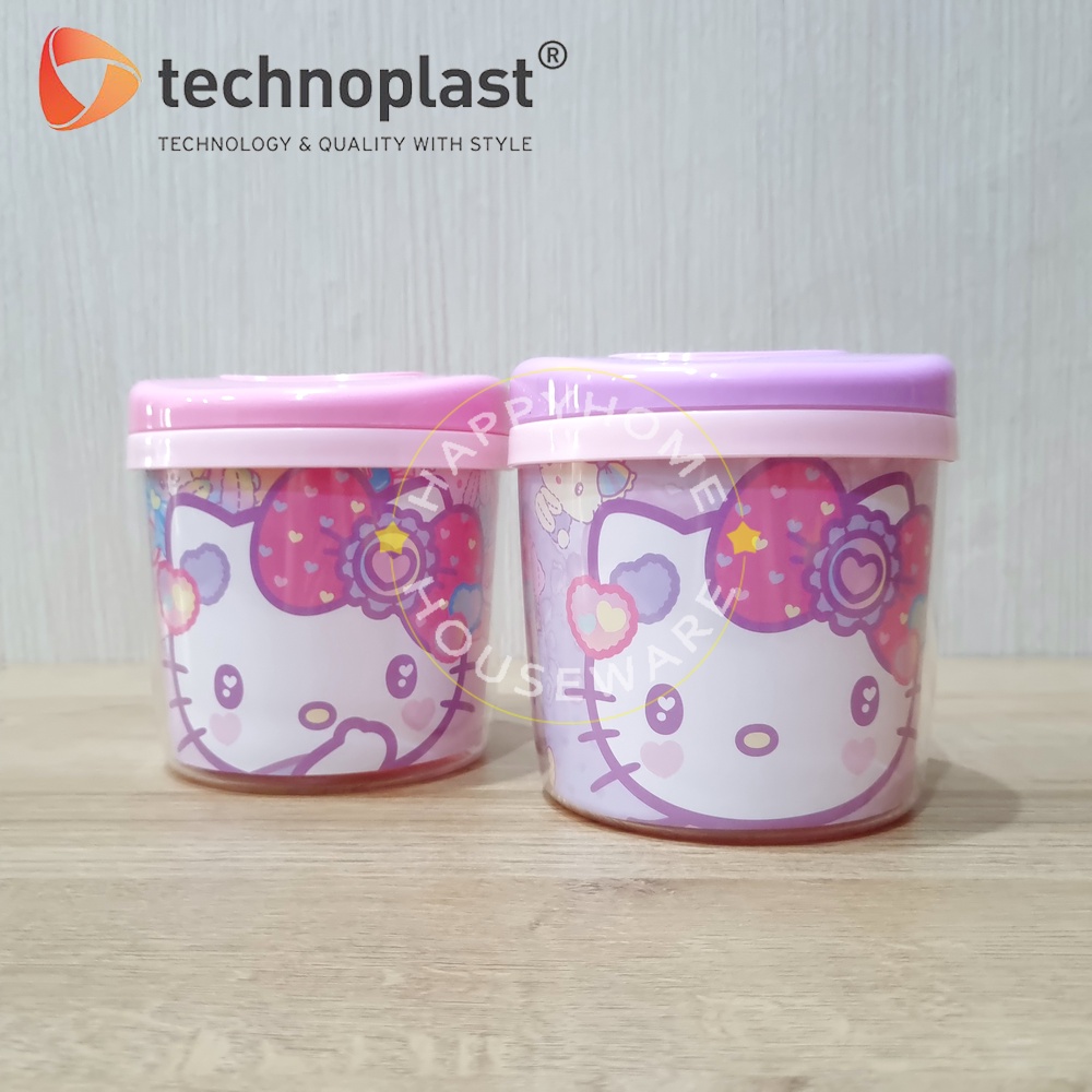 Jual TECHNOPLAST Hello Kitty Round Tissue Box / Tempat Tissue Bulat ...