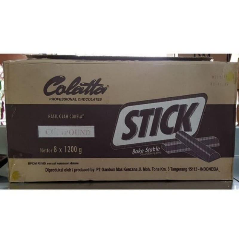 Jual coklat stik colatta compound repack 200gr | Shopee Indonesia