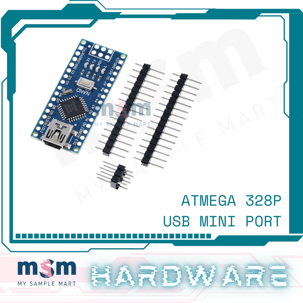 Jual ARDUINO NANO V3 ATMEGA328P ATMEGA 328 328P CH340 MINI MICRO TYPE C ...