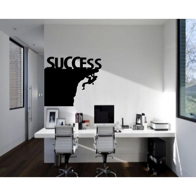 Jual Stiker Dinding Kaca Office Wall Sticker Succes | Shopee Indonesia
