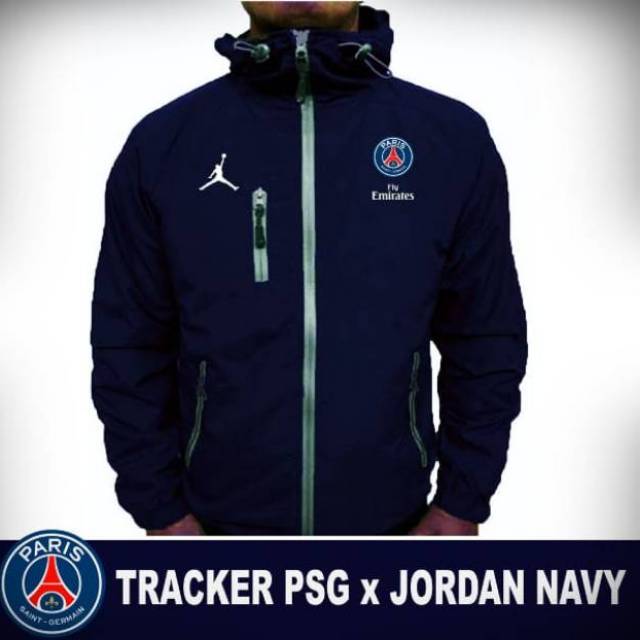 Jual Jaket parasut tracker windbreaker waterproof murah PSG / Paris ...