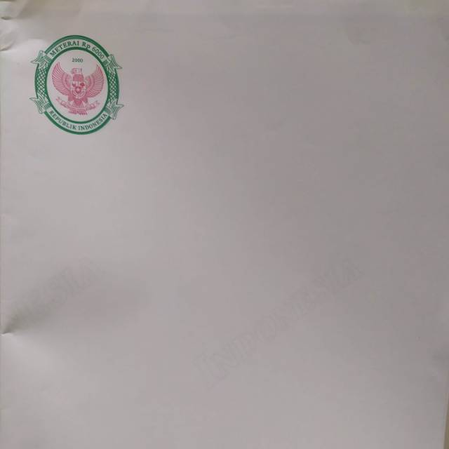 Jual Kertas Segel Tahun 2000 Double | Shopee Indonesia